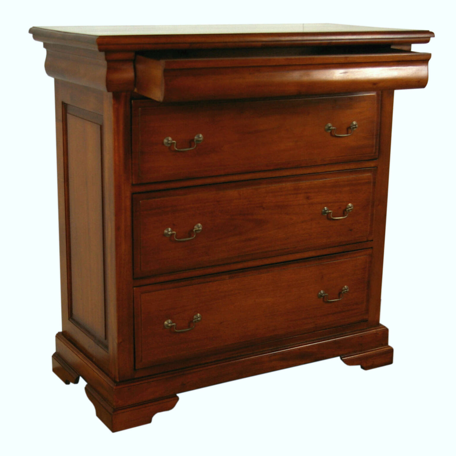 French Provincial Three Drawer Chest - Repro Furniture Company